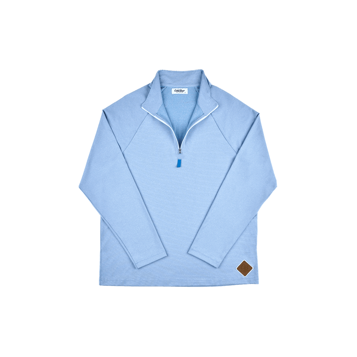 Light Blue Performance Quarter Zip | Cold Beer Clothing Co. – Cold Beer ...